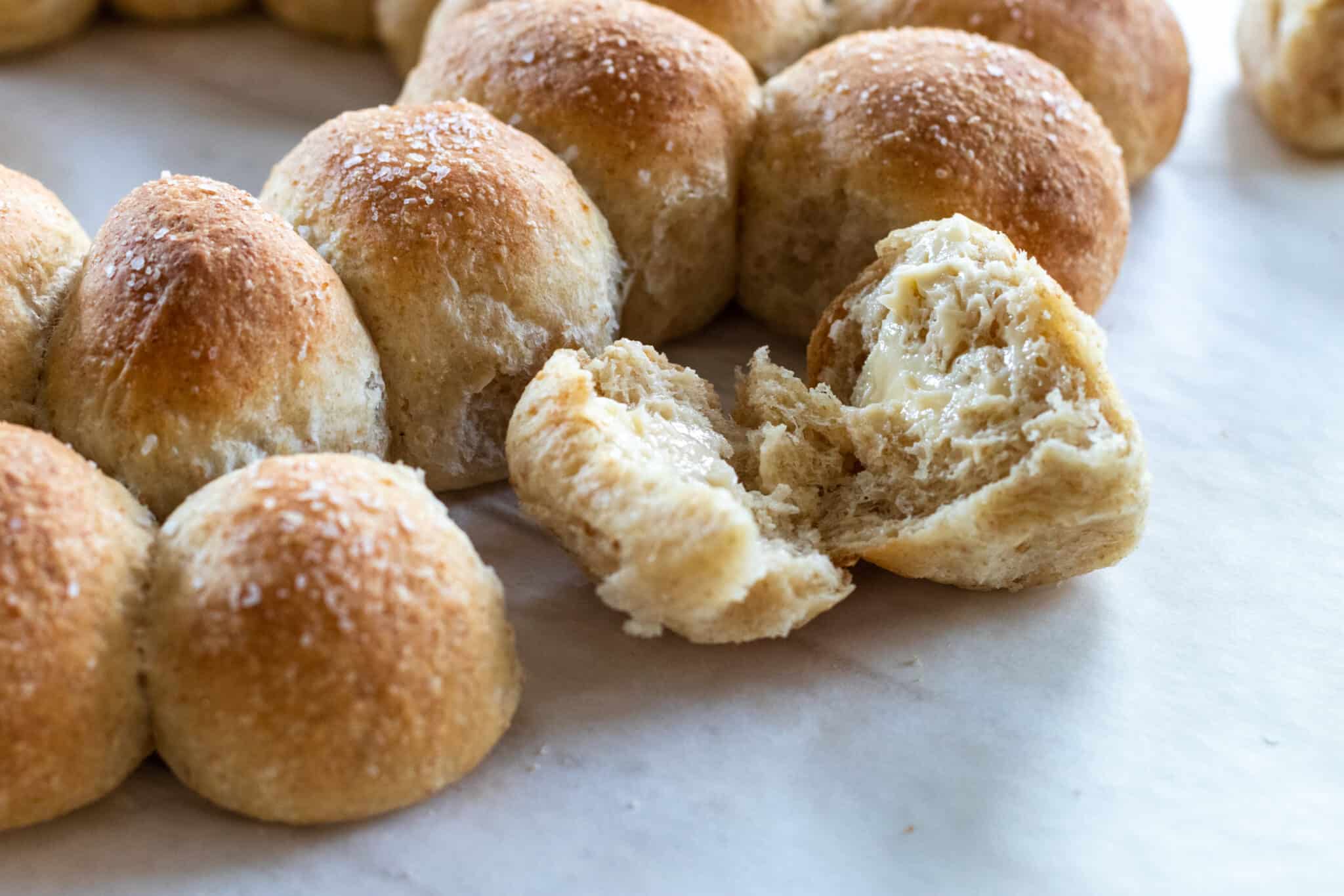 Festive Dinner Roll Wreath (Gluten-Free Option) | Chef Ani