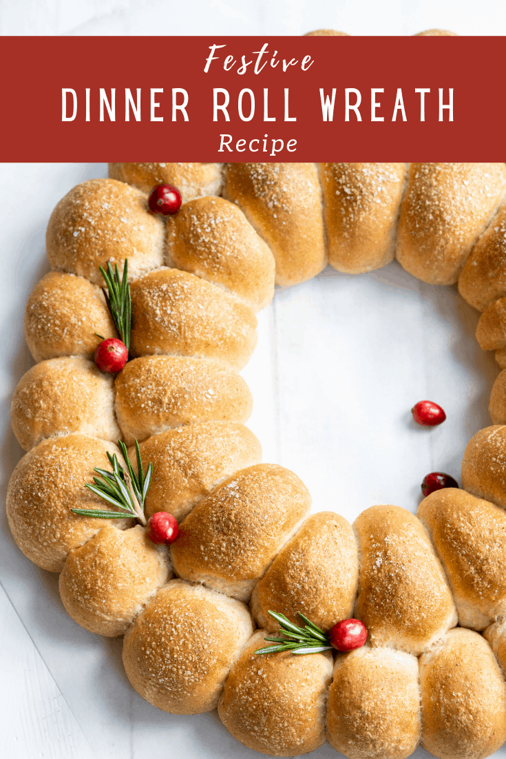 Festive Dinner Roll Wreath (Gluten-Free Option) | Chef Ani