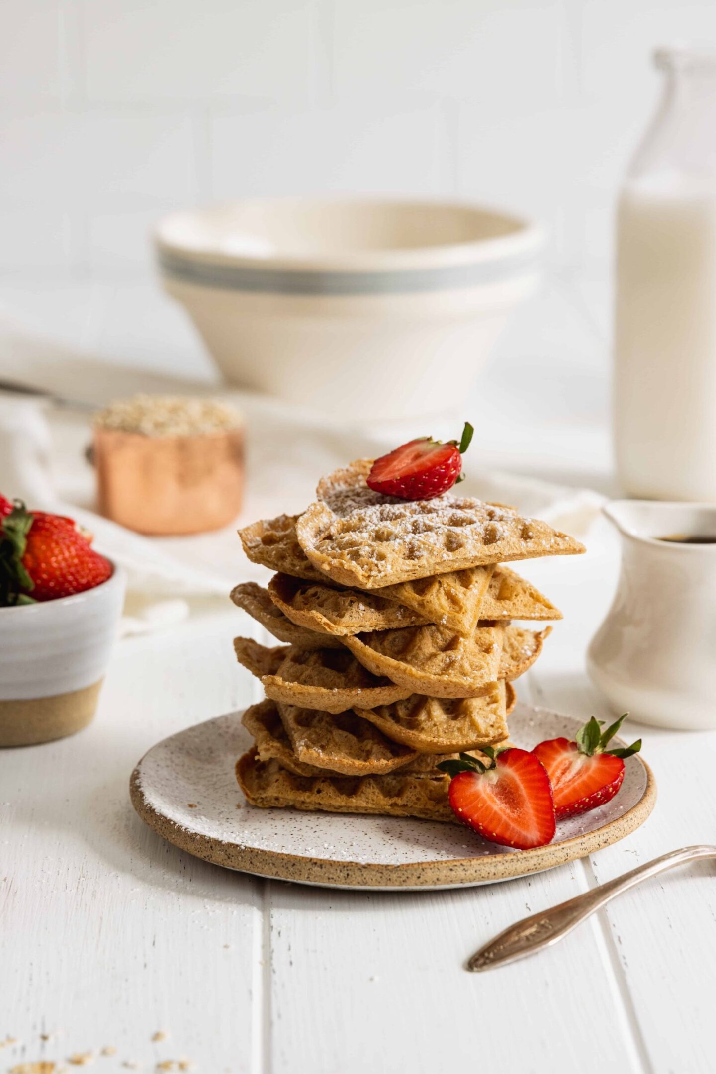 The Best Oat Waffles | Chef Ani