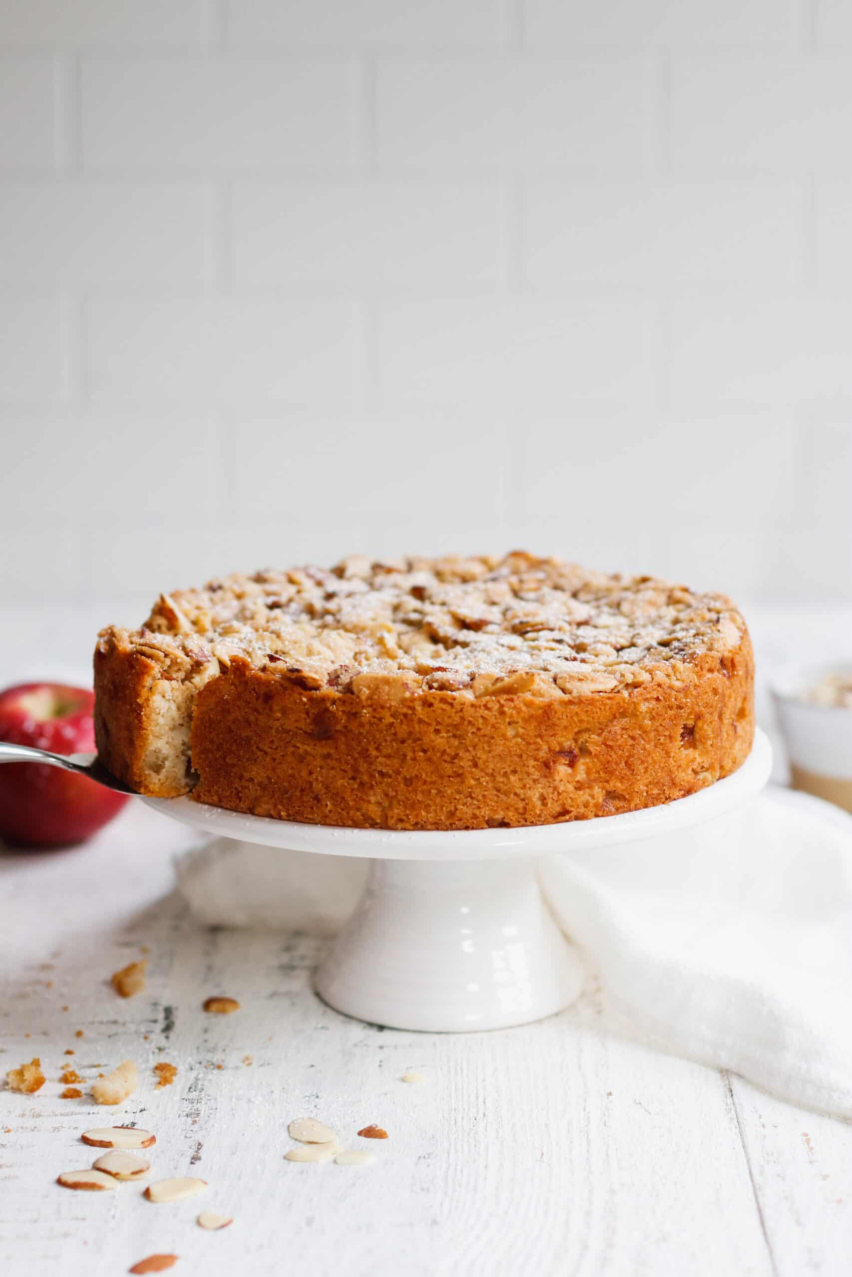 Chef Ani | Apple Almond Cake | plant-based, vegan