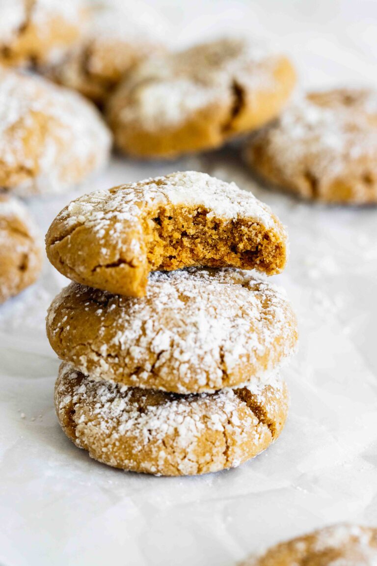Gingerbread Crinkle Cookies | Chef Ani